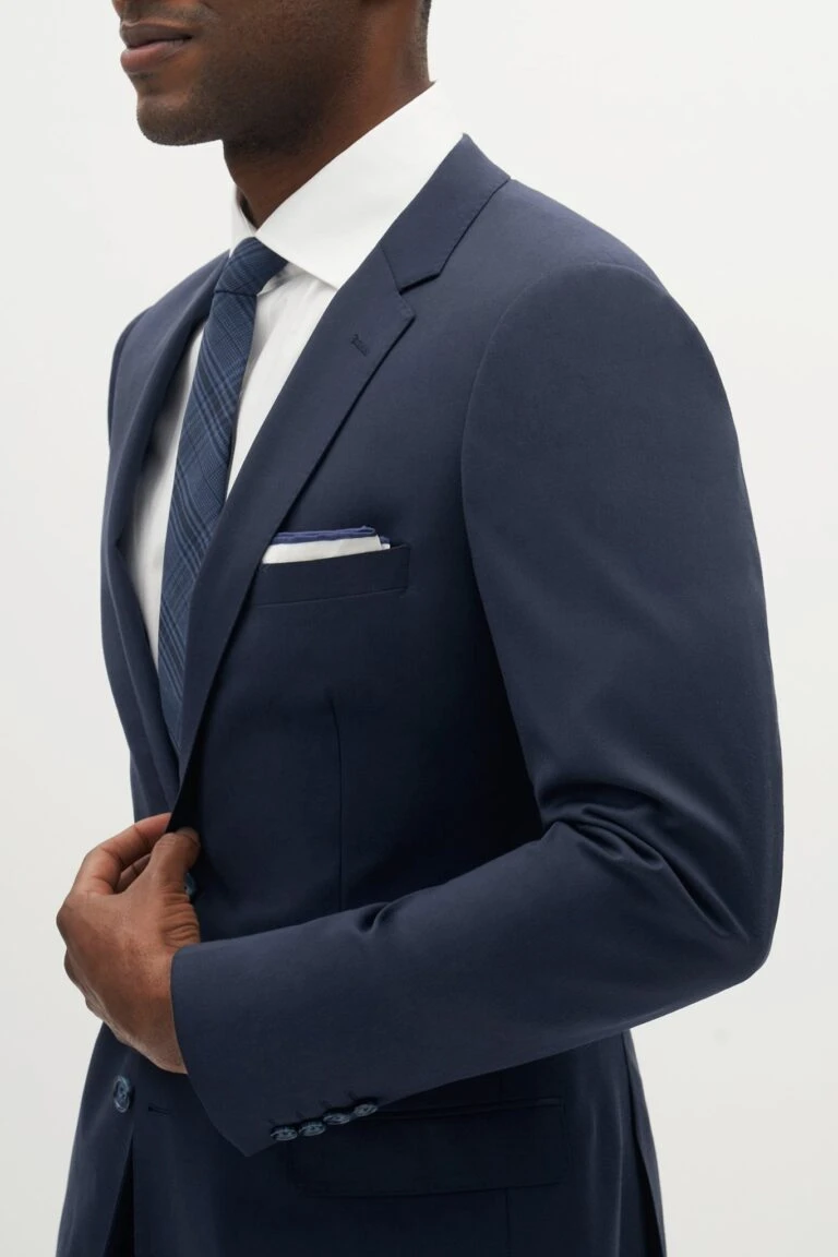 Exclusive Online Offer: Up to 70% Off Navy Blue Suit Jacket By SuitShop ...